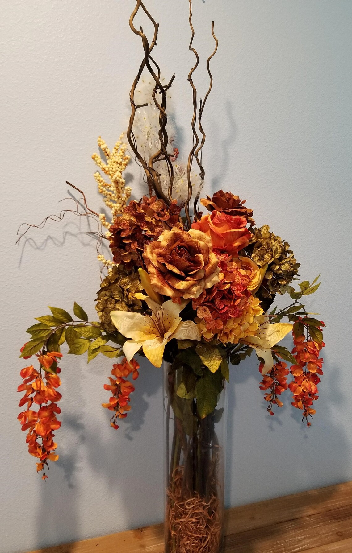 Silk Flower Art Room Decor Bouquet - Etsy