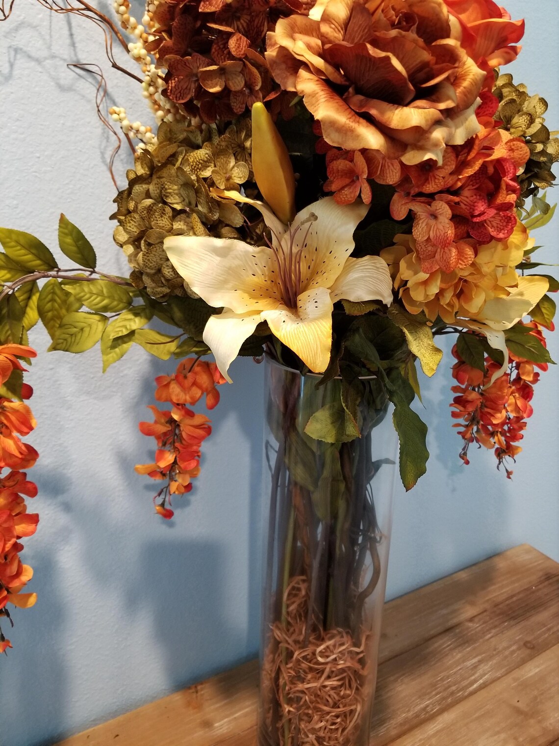 Silk Flower Art Room Decor Bouquet - Etsy