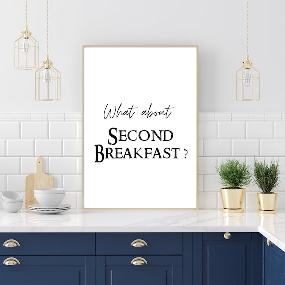 What About Second Breakfast LOTR Quotes Lord of the Rings - Etsy France