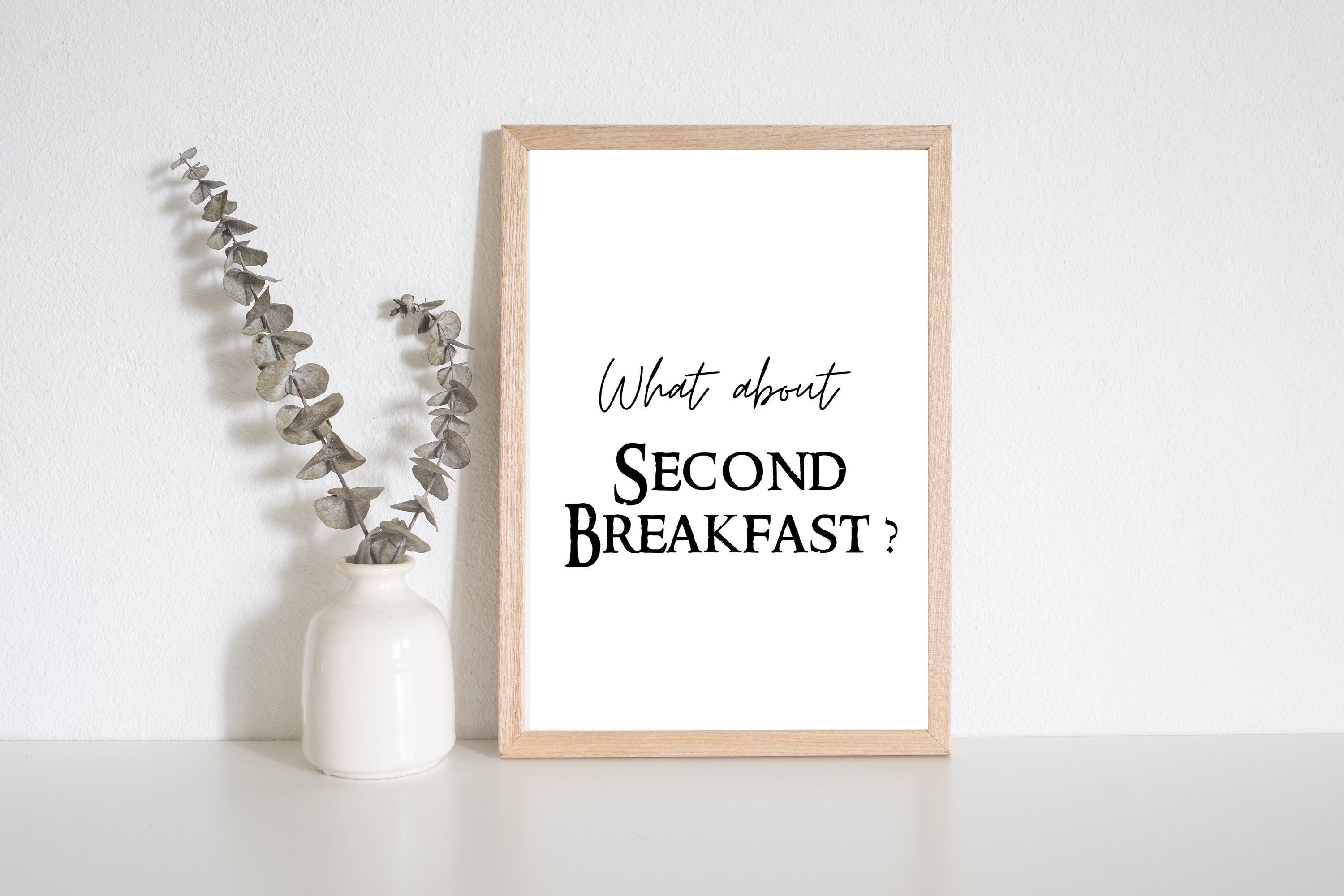 What About Second Breakfast LOTR Quotes Lord of the Rings - Etsy