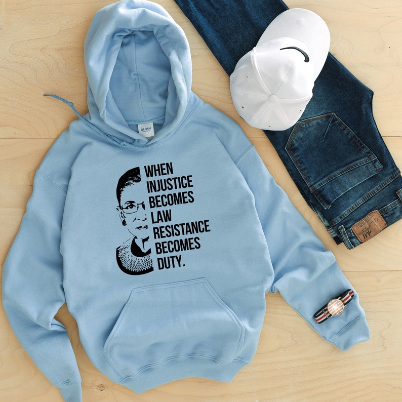 Notorious RGB Hoodie Chain Ruth Bader Ginsburg Shirt Ruth Bader ...