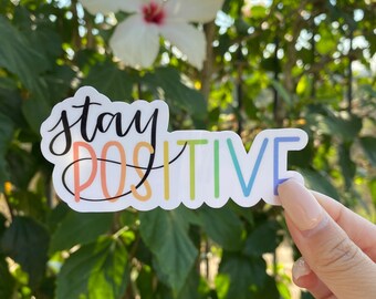 Stay Positive Stay Fierce, Motivational Sticker, Focused Sticker ...