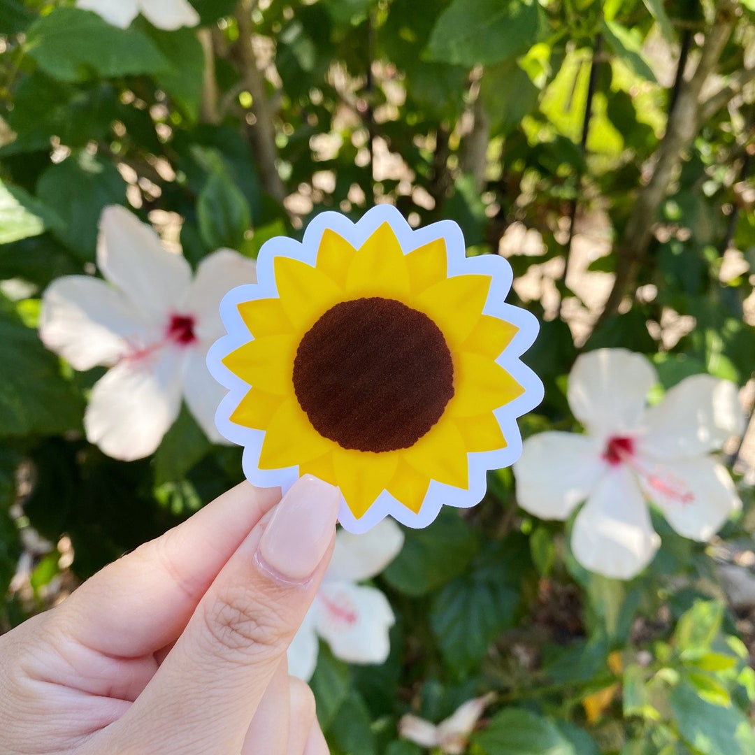 Sunflower Sticker - Etsy