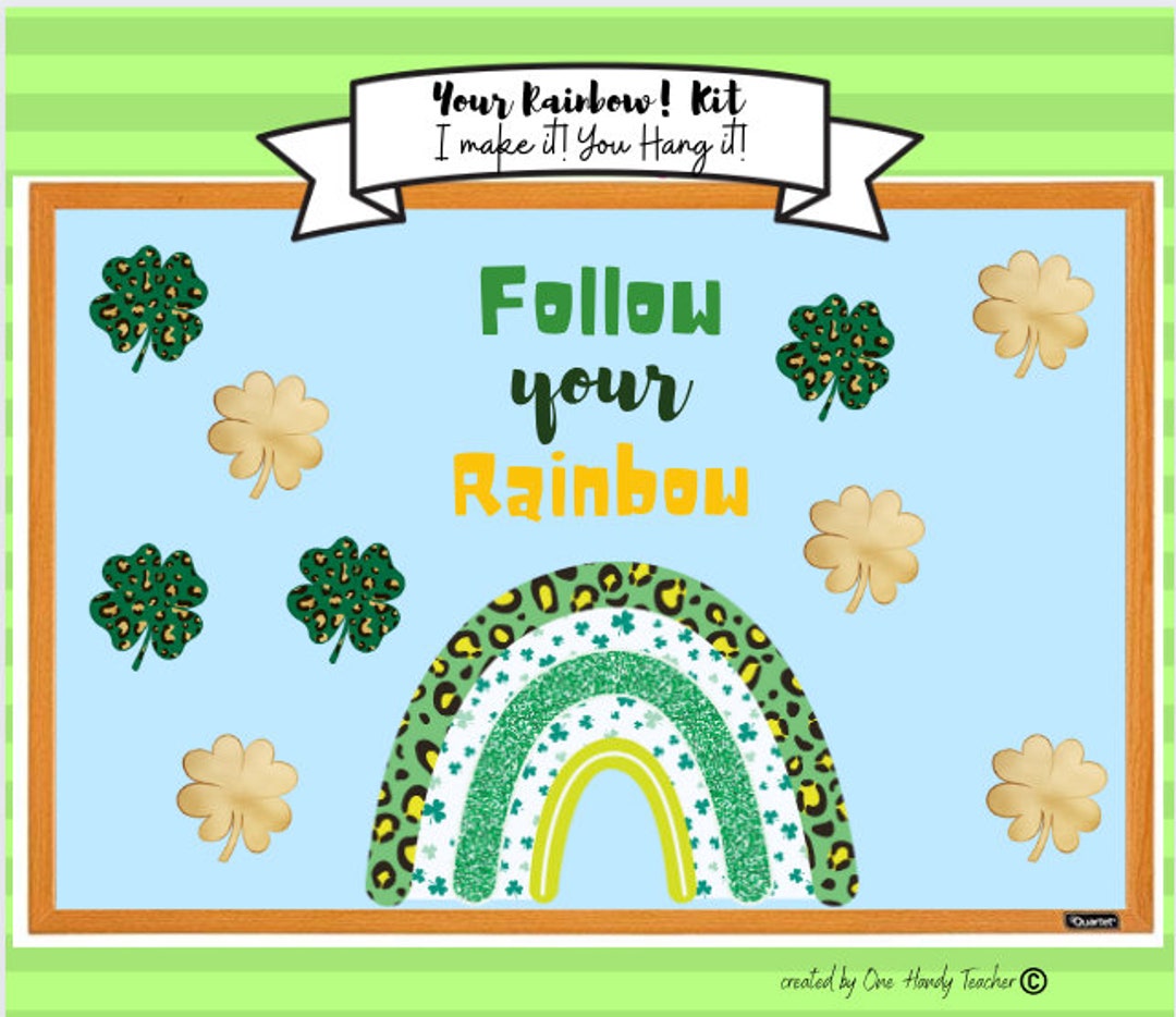 March Bulletin Rainbow Bulletin Classroom Decor Office - Etsy