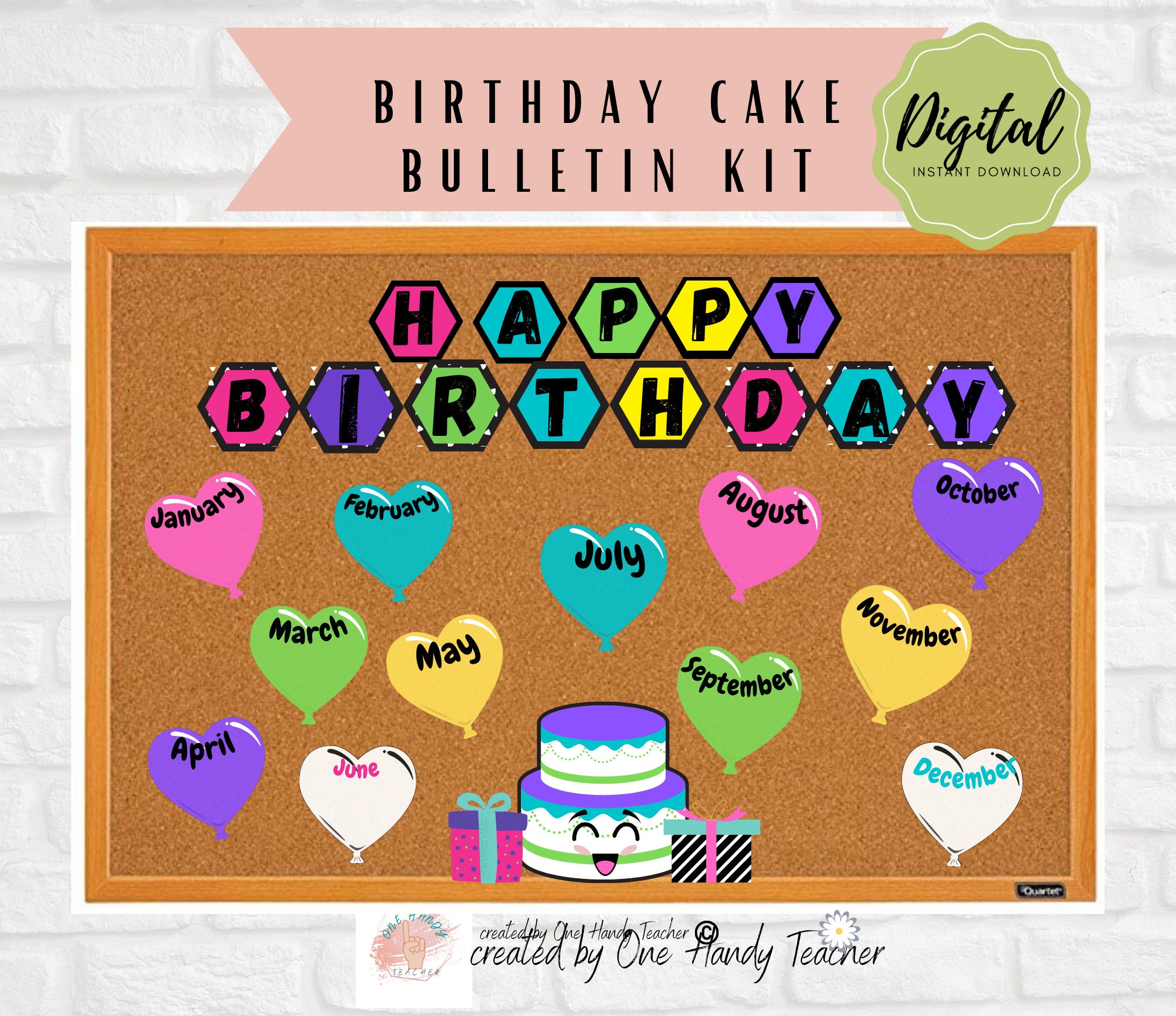 Happy Birthday Bulletin Board Printables