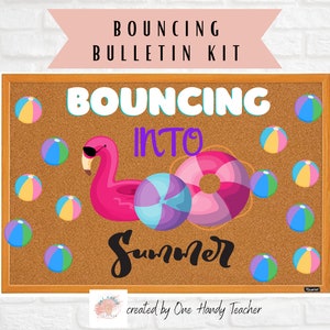 Flamingo Bulletin, Summer Bulletin, Bouncing Into Summer, Office ...