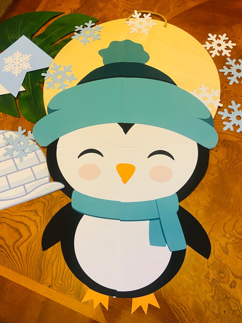Winter Bulletin Just Chillin Penguin Bulletin Teacher - Etsy
