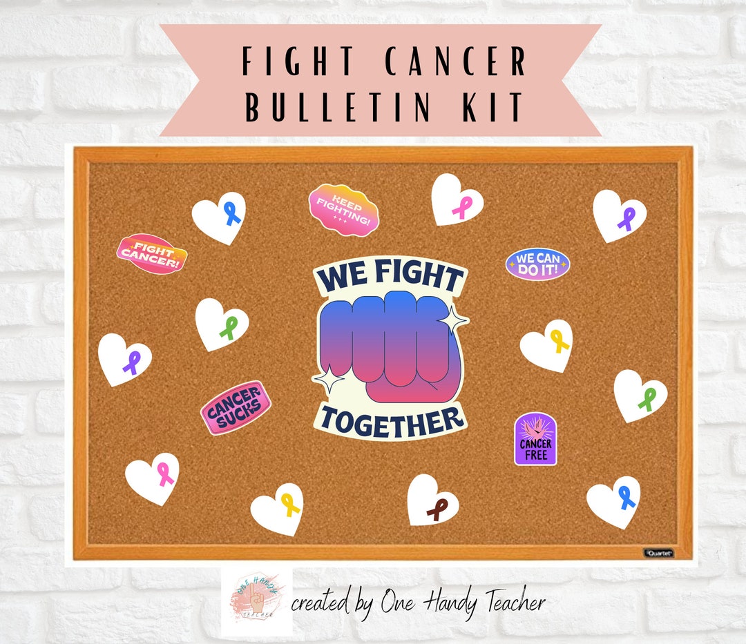 Cancer Bulletin Board Kit - Etsy