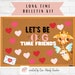 Valentine's Day Bulletin, Jungle Theme, Bulletin Board Kit, Heart ...