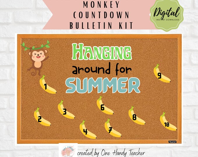 Summer Bulletin, Jungle Bulletin, Bulletin Board Kit, Digital Bulletin ...
