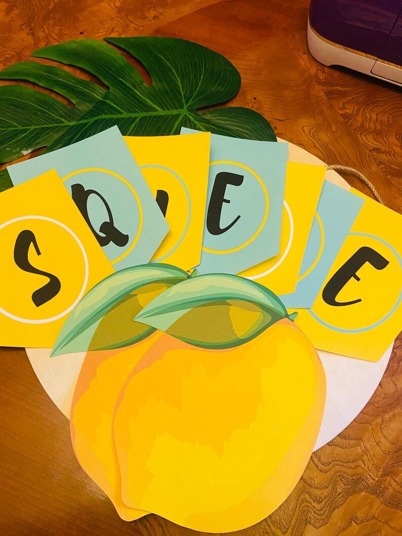 Lemon Classroom Decor Lemon Bulletin Bulletin Board Kit - Etsy