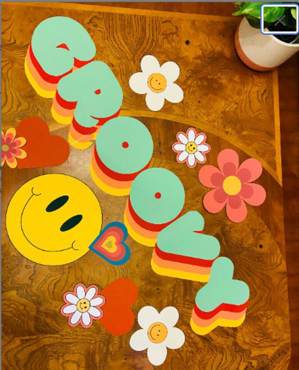 Retro Bulletin Groovy Bulletin Bulletin Board Kit Back to - Etsy