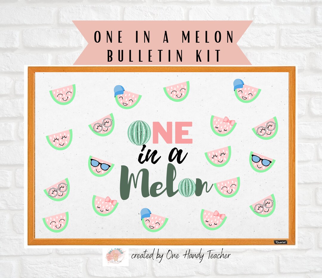 Watermelon Bulletin Summer Bulletin Back to School Welcome - Etsy