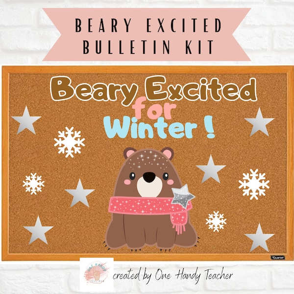 Winter Bulletin Board Kit - Etsy