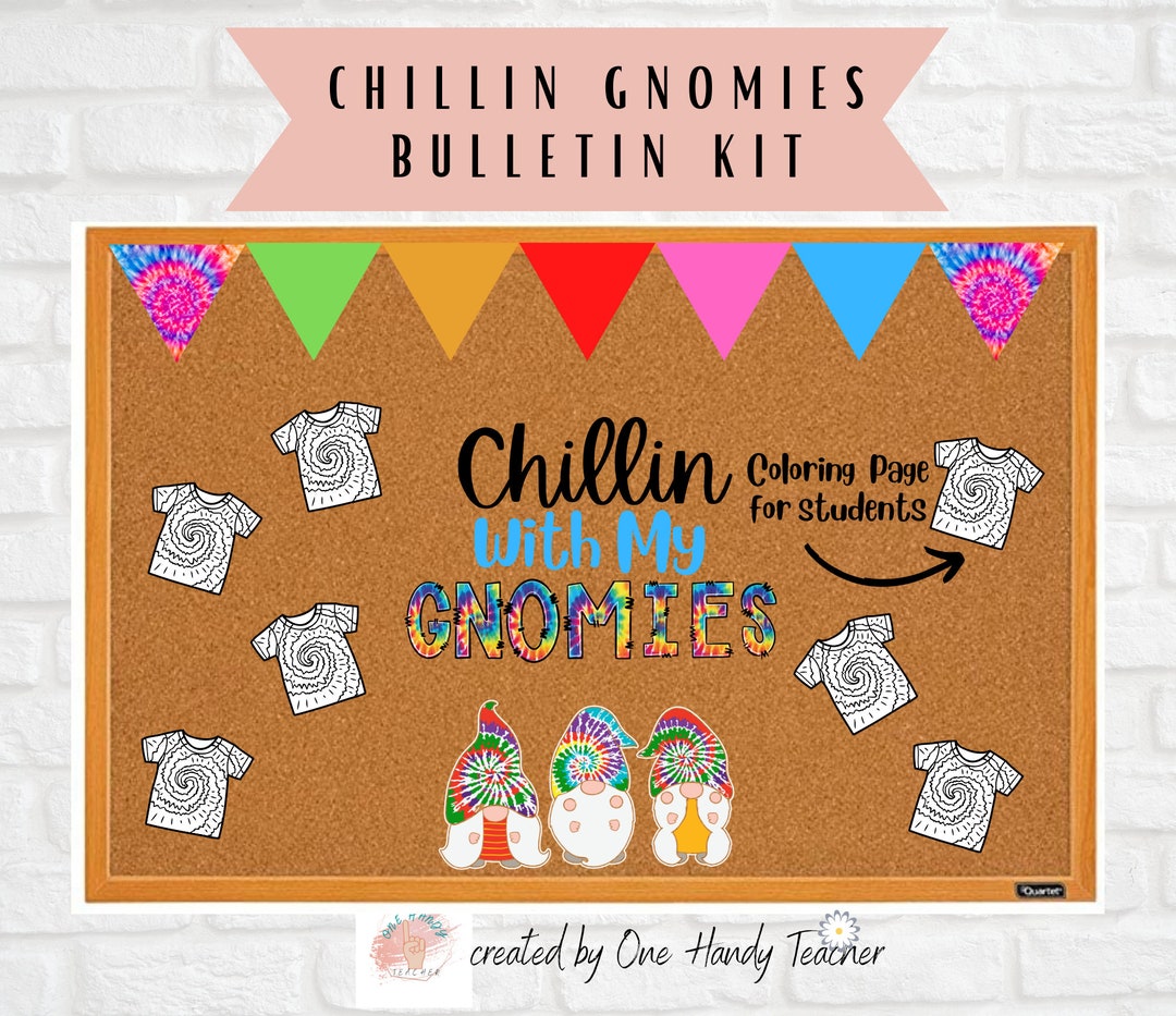 Retro Bulletin, Groovy Bulletin, Tie Dye Bulletin, Bulletin Board Set ...