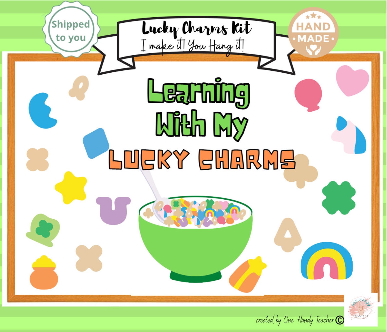 March Bulletin Shamrock Charms Day Bulletin Classroom Decor - Etsy