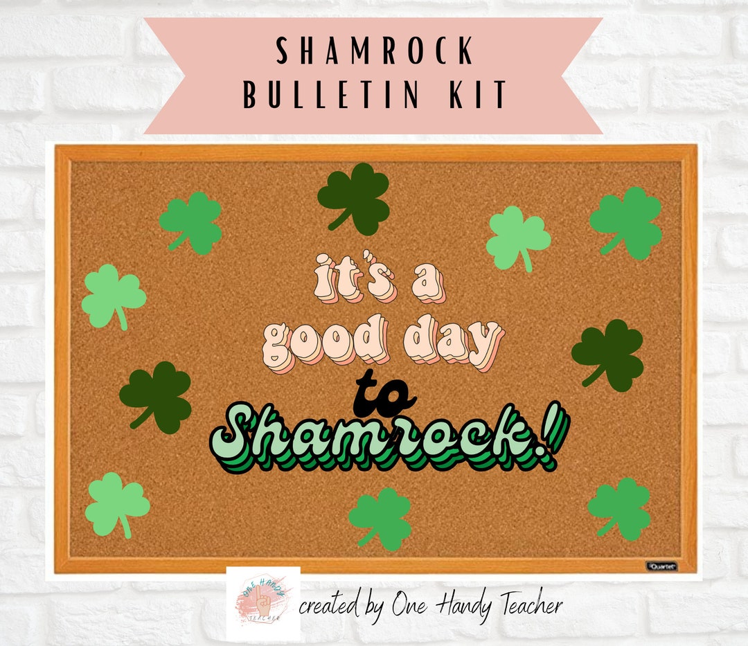 March Bulletin, Shamrock Patrick's Day Bulletin, Classroom Decor ...
