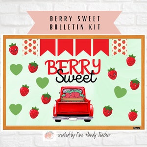 Berry Sweet, Strawberry Bulletin, Farmhouse Truck Decor Bulletin ...