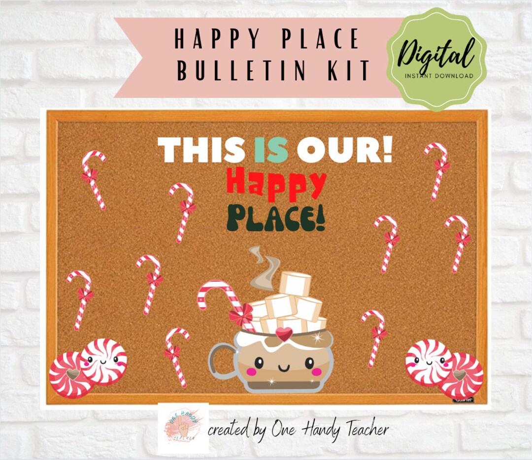 Hot Cocoa Bulletin, Holiday Bulletin, Digital Bulletin Kit, Winter ...