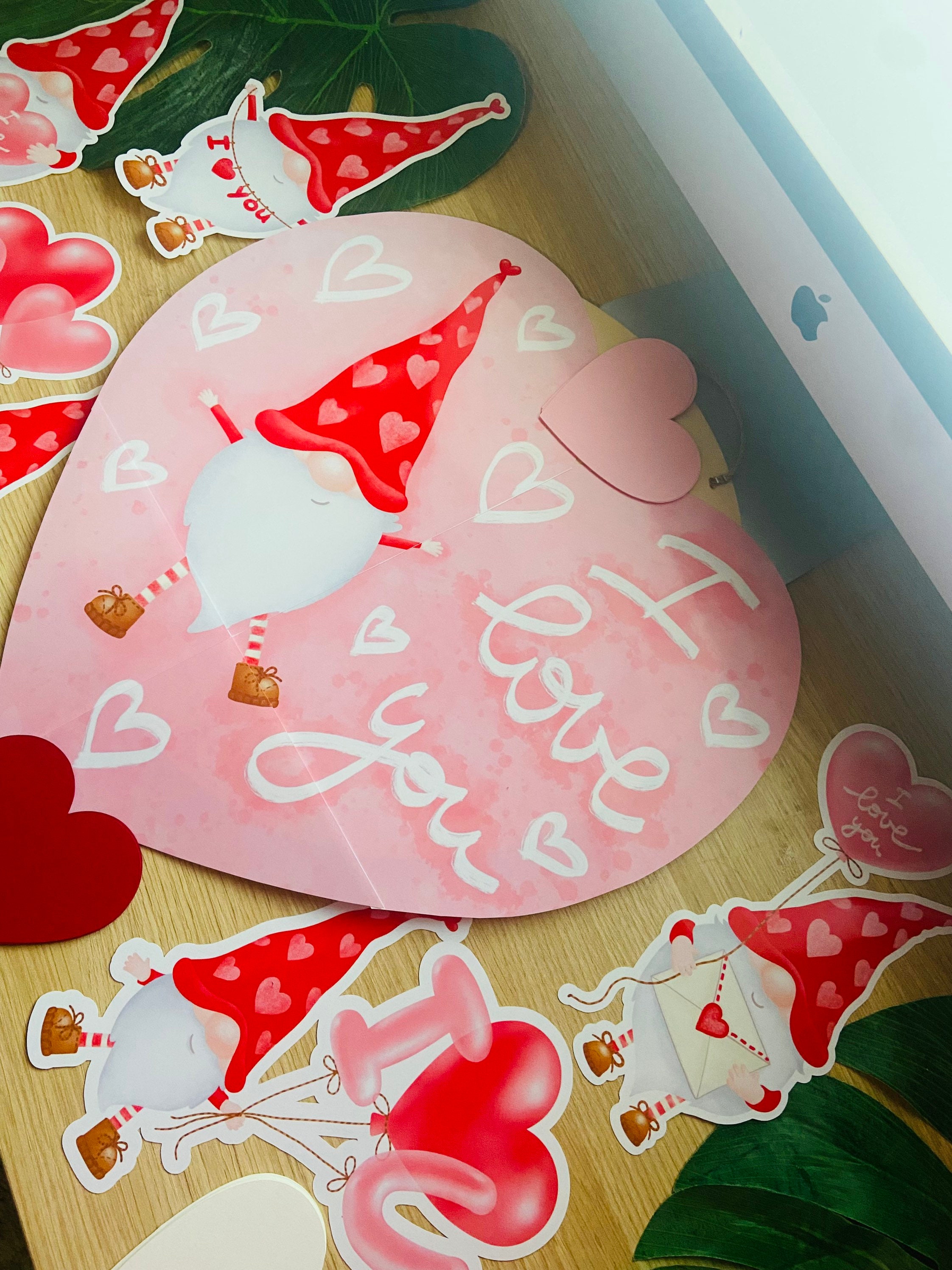 Valentine's Day Bulletin Gnome Bulletin Bulletin Board - Etsy