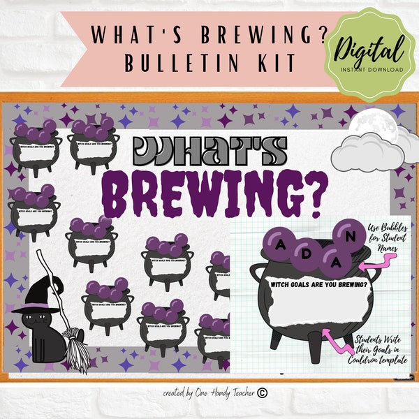 Witch Cauldron Bulletin Board - Etsy