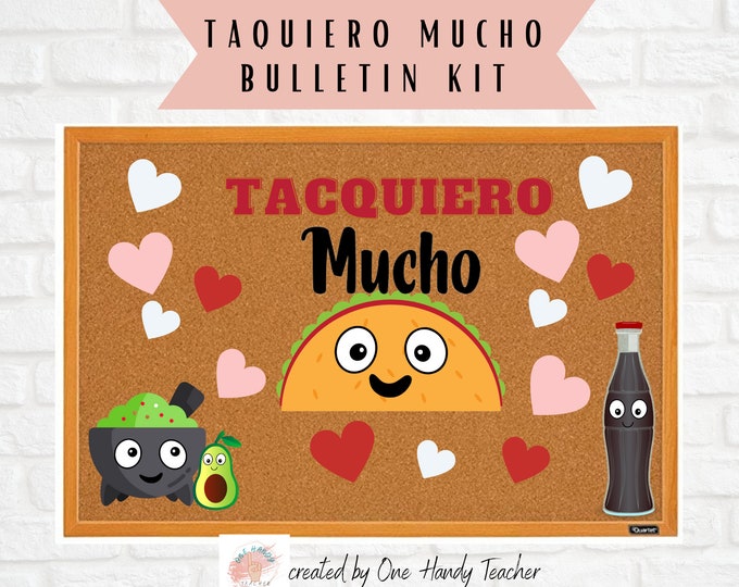 Cinco De Mayo Bulletin, Spanish Bulletin, Bilingual Board Kit, Taco ...