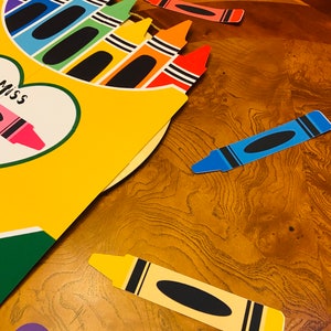 Welcome Bulletin, Crayon Box Theme, Office Bulletin, Bulletin Board Set ...