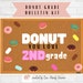 Donut Bulletin, Doughnut Bulletin, Bulletin Board Set, Back to School ...