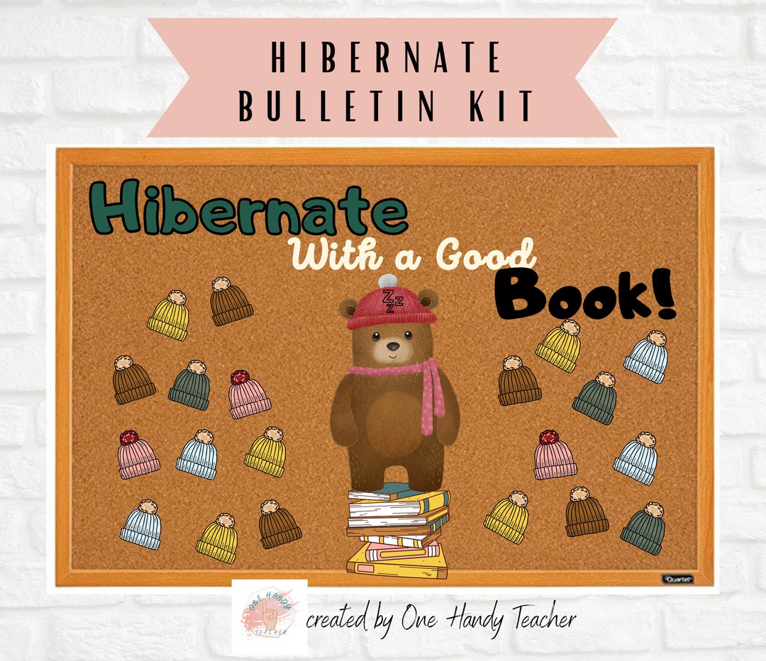 Library Bulletin, Winter Bulletin, Bulletin Board Kit, Office Bulletin ...