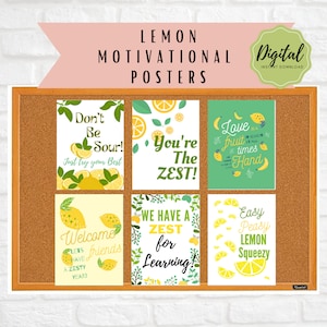 Lemon Theme Classroom Decor-bundle - Etsy