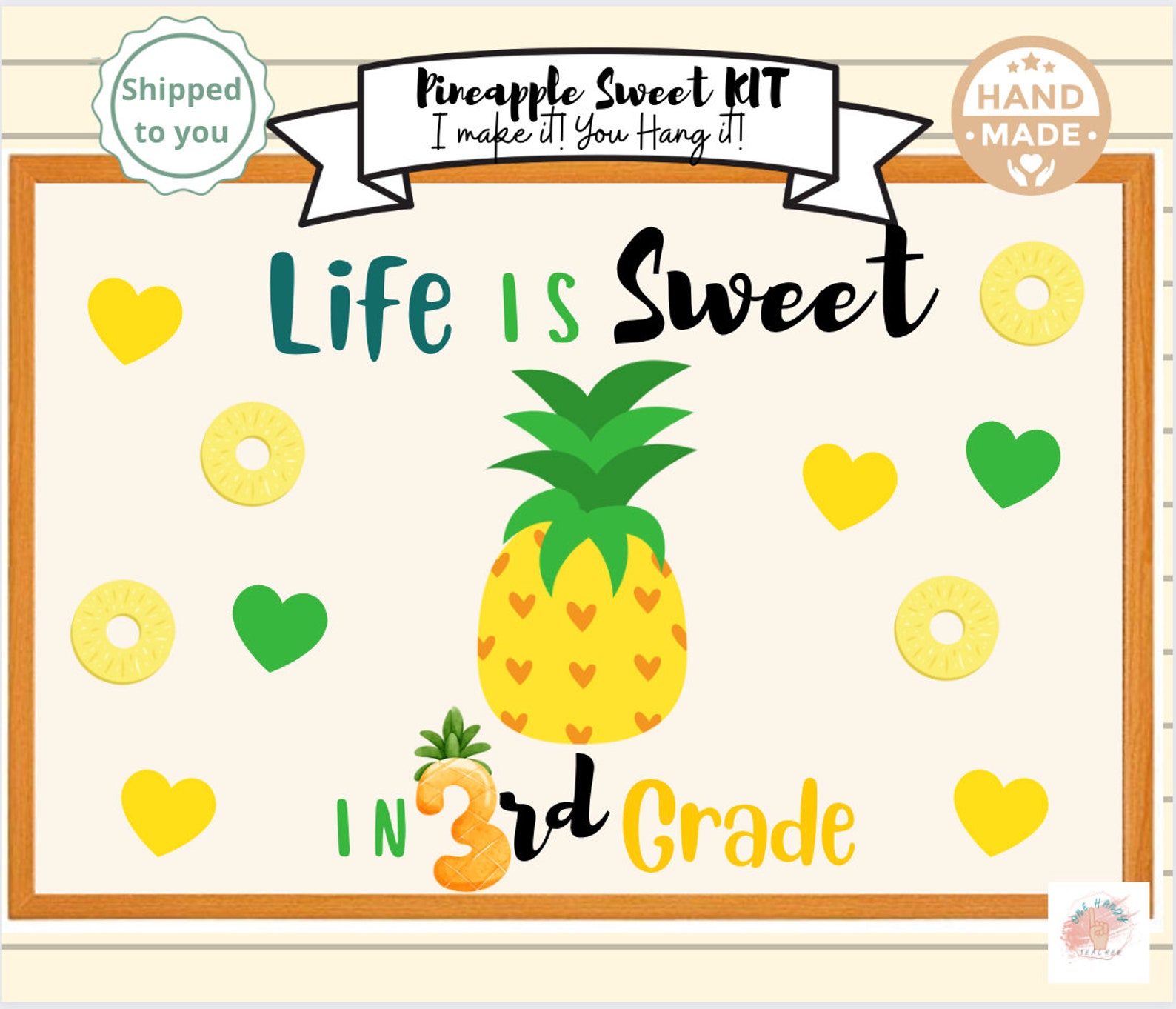 Pineapple Theme Welcome Back Bulletin Bulletin Board Kit - Etsy