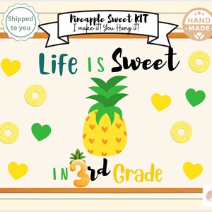 Pineapple Theme Welcome Back Bulletin Bulletin Board Kit - Etsy