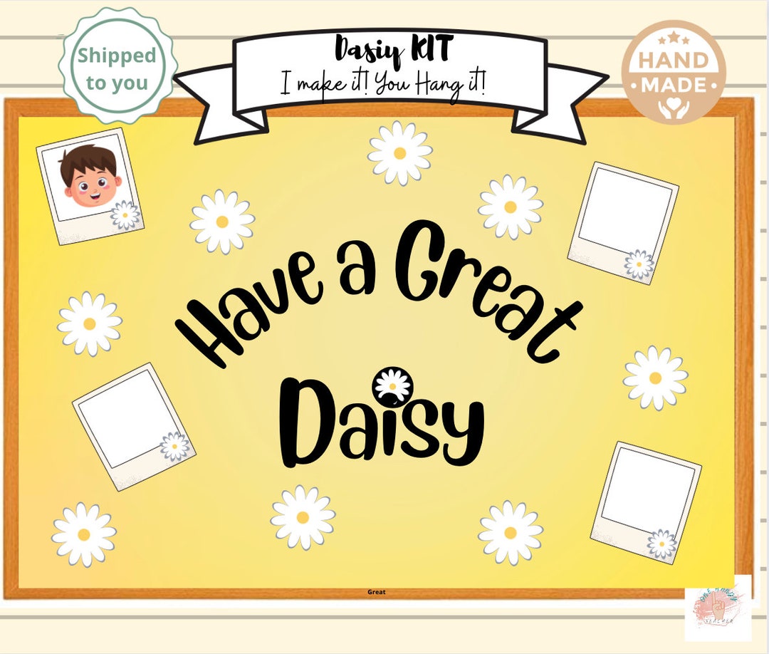 Daisy Bulletin Welcome Bulletin Bulletin Board Set Back to - Etsy