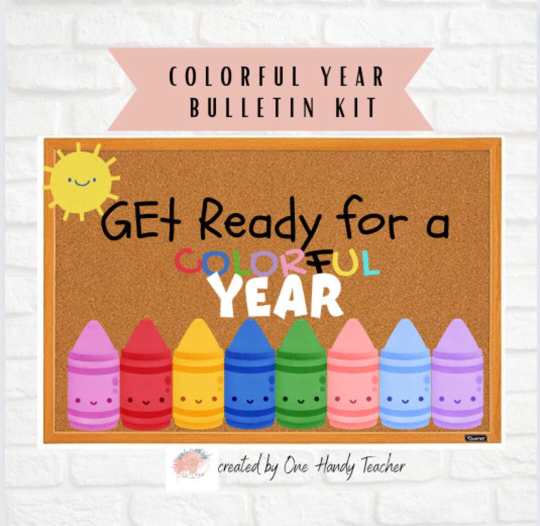 Welcome Bulletin, Crayon , Back to School, Positive Bulletin, Bulletin ...