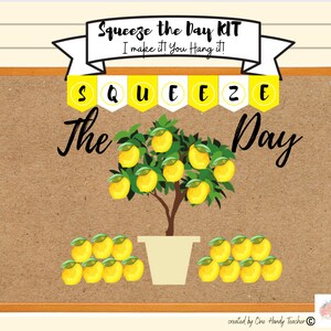 Lemon Classroom Decor Lemon Bulletin Bulletin Board Kit - Etsy