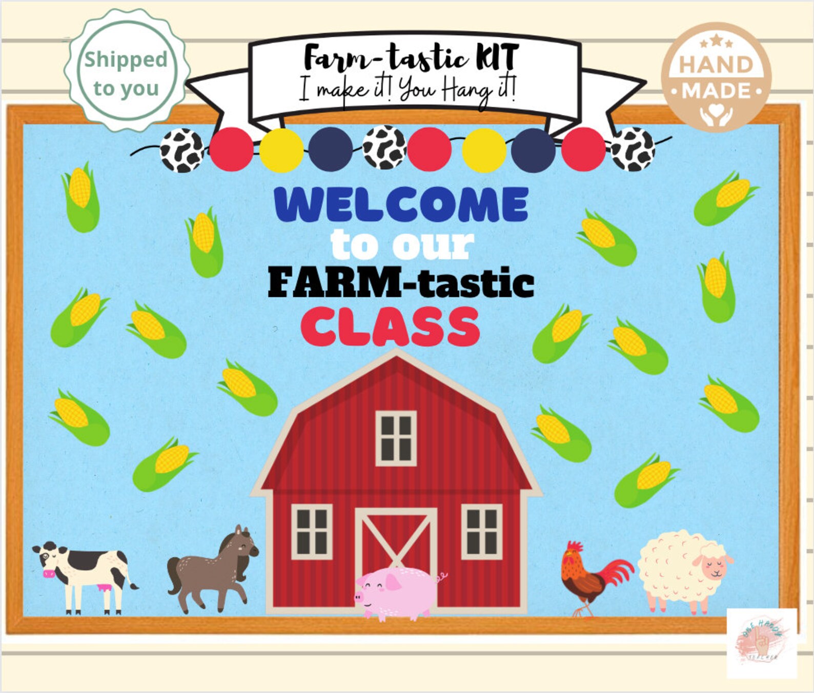 Farm Theme Bulletin Barnyard Bulletin Bulletin Board Kit - Etsy