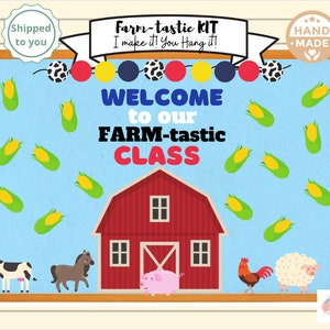 Farm Theme Bulletin Barnyard Bulletin Bulletin Board Kit - Etsy