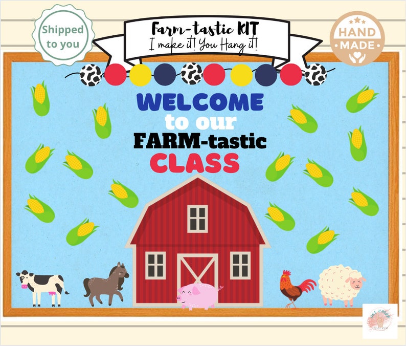 Farm Theme Bulletin Barnyard Bulletin Bulletin Board Kit - Etsy