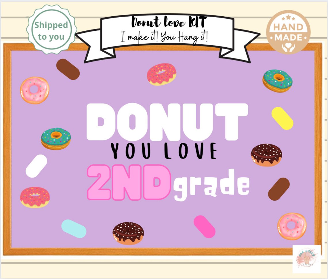 Donut Bulletin Doughnut Bulletin Bulletin Board Set Back to - Etsy