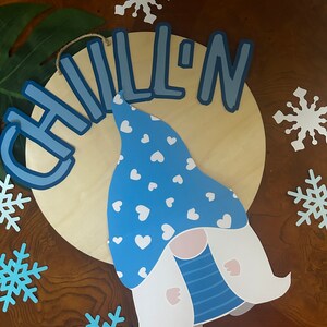 Winter Bulletin, Chillin Gnomes Bulletin, Teacher Classroom, Office ...