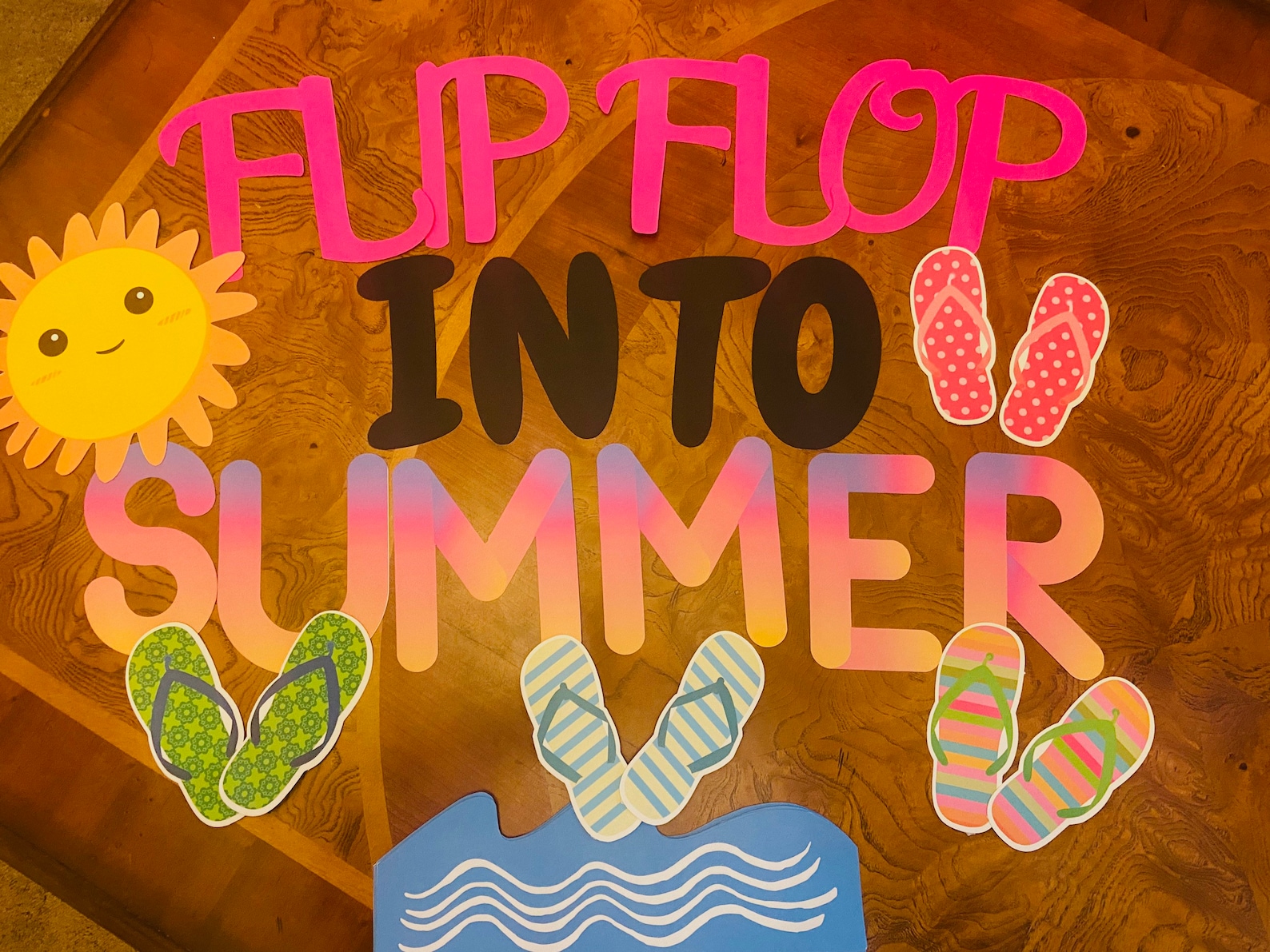 Summer Bulletin Flip Flop Bulletin Bulletin Board Set - Etsy