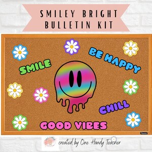 Retro Bulletin, Groovy Bulletin, Tie Dye Bulletin, Bulletin Board Set ...