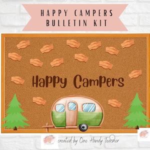 Camping Bulletin, Welcome Back, Bulletin, Bulletin Board Set, Back to ...