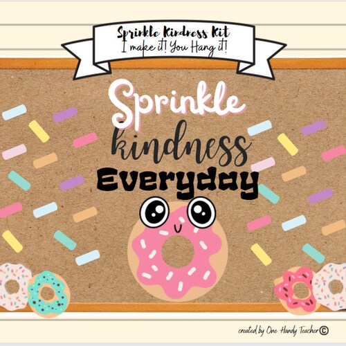 Doughnut Bulletin Kindness Bulletin Teacher Classroom Decor - Etsy