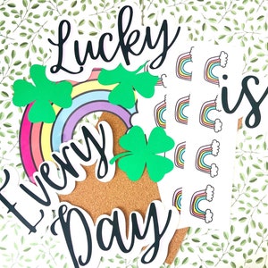 Rainbow Bulletin, St. Patricks Day Bulletin, Bulletin Board Set, March ...
