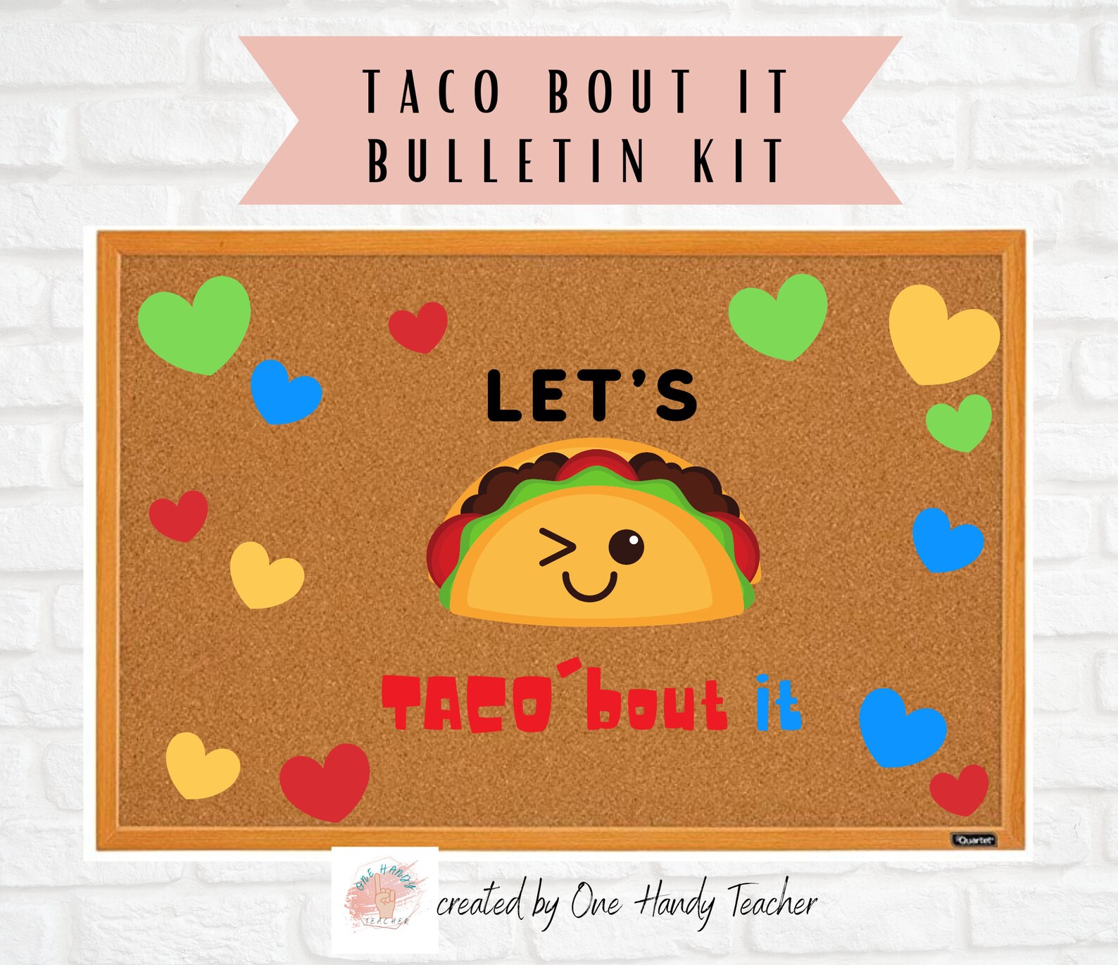 Taco About It, Spanish Bulletin, Bulletin Board Set, Cinco De Mayo, May ...