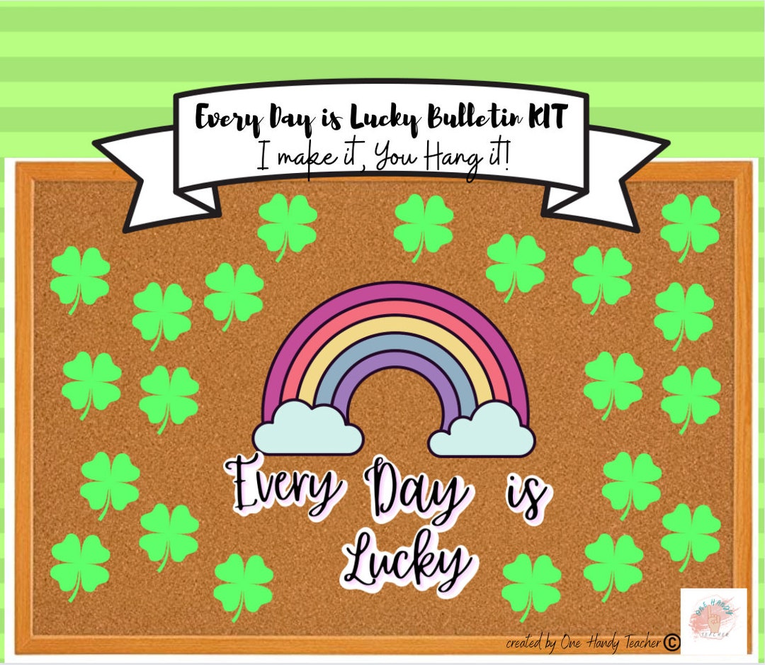 Rainbow Bulletin St. Patricks Day Bulletin Bulletin Board - Etsy