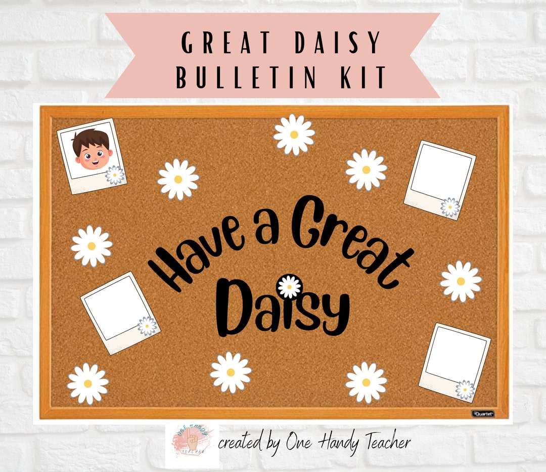 Daisy Bulletin, Welcome Bulletin, Bulletin Board Set, Back to School ...