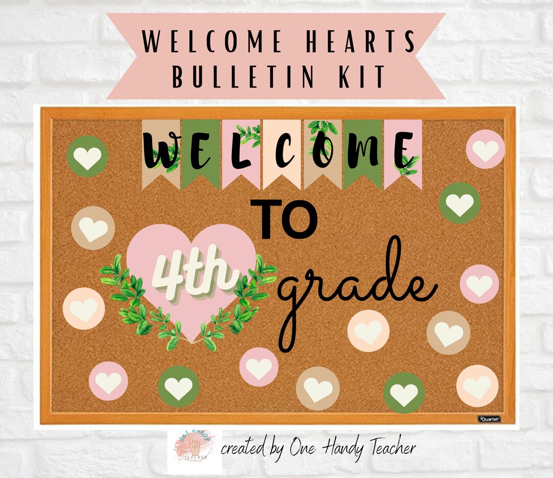 Welcome Back Bulletin, Classroom Decor, Teacher Bulletin, Back to ...