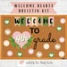 Welcome Back Bulletin Classroom Decor Teacher Bulletin Back - Etsy